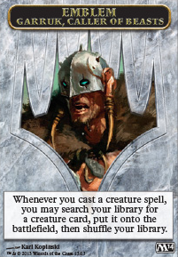 Garruk (Commander / EDH MTG Deck)